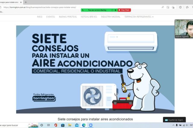 Significado y uso de los botones del aire acondicionado.