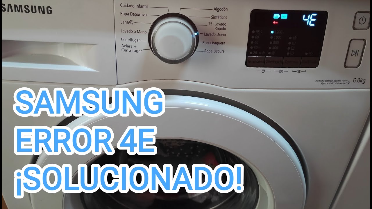 Guía rápida: Cómo solucionar el código de error E4